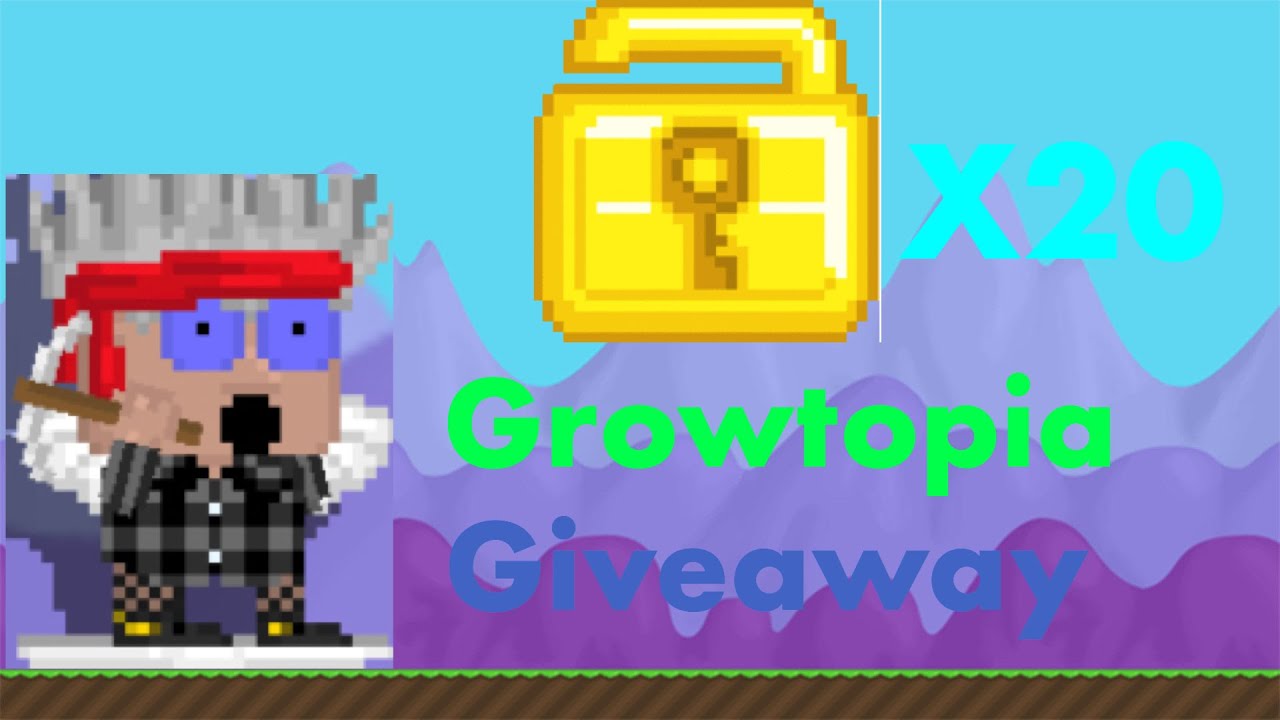 20 Wl Giveaway! | Growtopia - YouTube