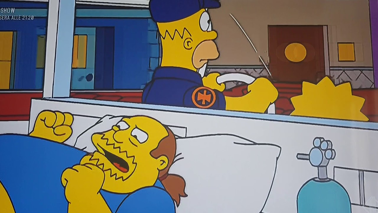 Homer Simpson - Ambulanza - YouTube