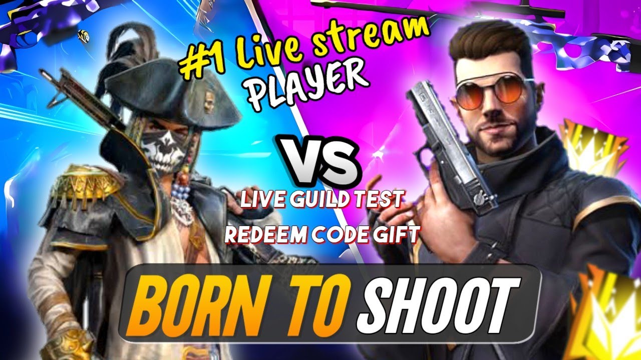 BORN TO SHOOT is live! Live membership gift 🎁🧧 & Back to back CS costom ...