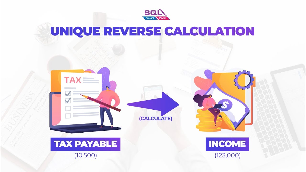 SQL - Income Tax Calculator with special reverse tax planner - YouTube