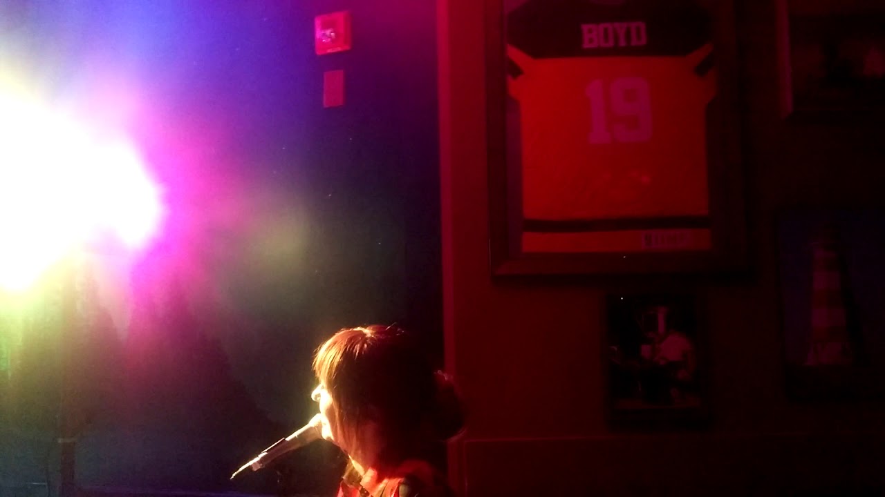 Katie playing and singing duel pianos with Shawn Downtown whyte ave ...