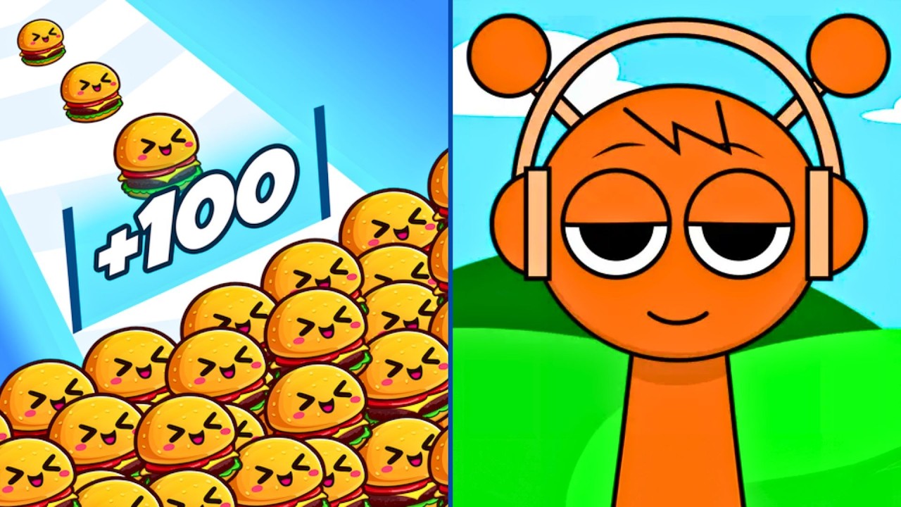 Food Run VS Sprunki, Incredibox (Spranky Run Horror Game) — ASMR ...