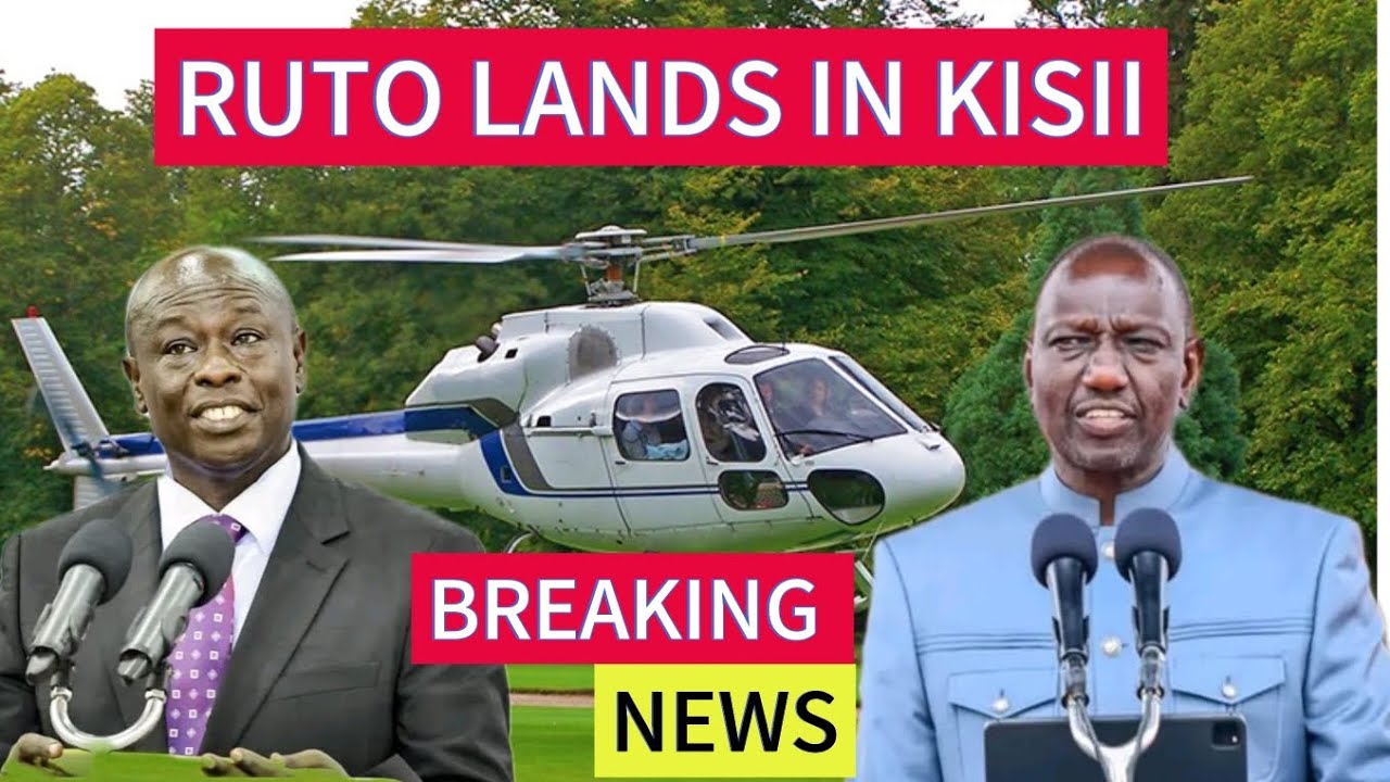 JUST IN! RUTO RECEIVED LIKE a KING in KISII AHEAD of THIS MEGA FUNCTION ...