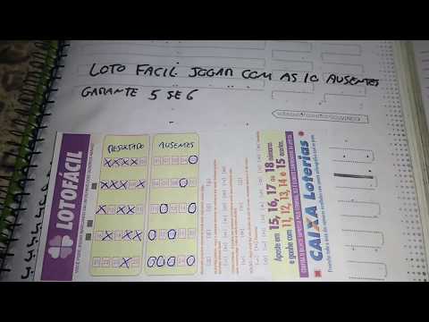 Lotofácil Como Jogar Com As Dezenas Ausentes Em 14 Jogos