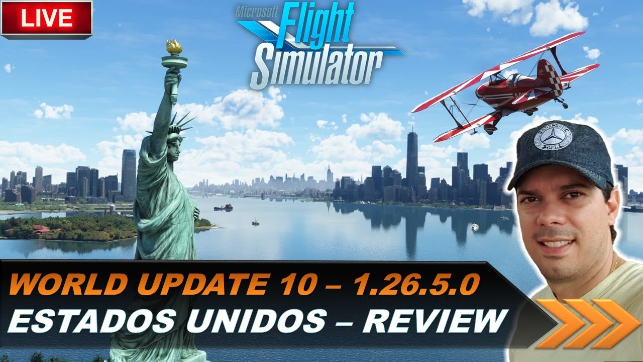 🔴 FS2020 - WORLD UPDATE 10 (1.26.5.0) - ESTADOS UNIDOS - REVIEW - YouTube