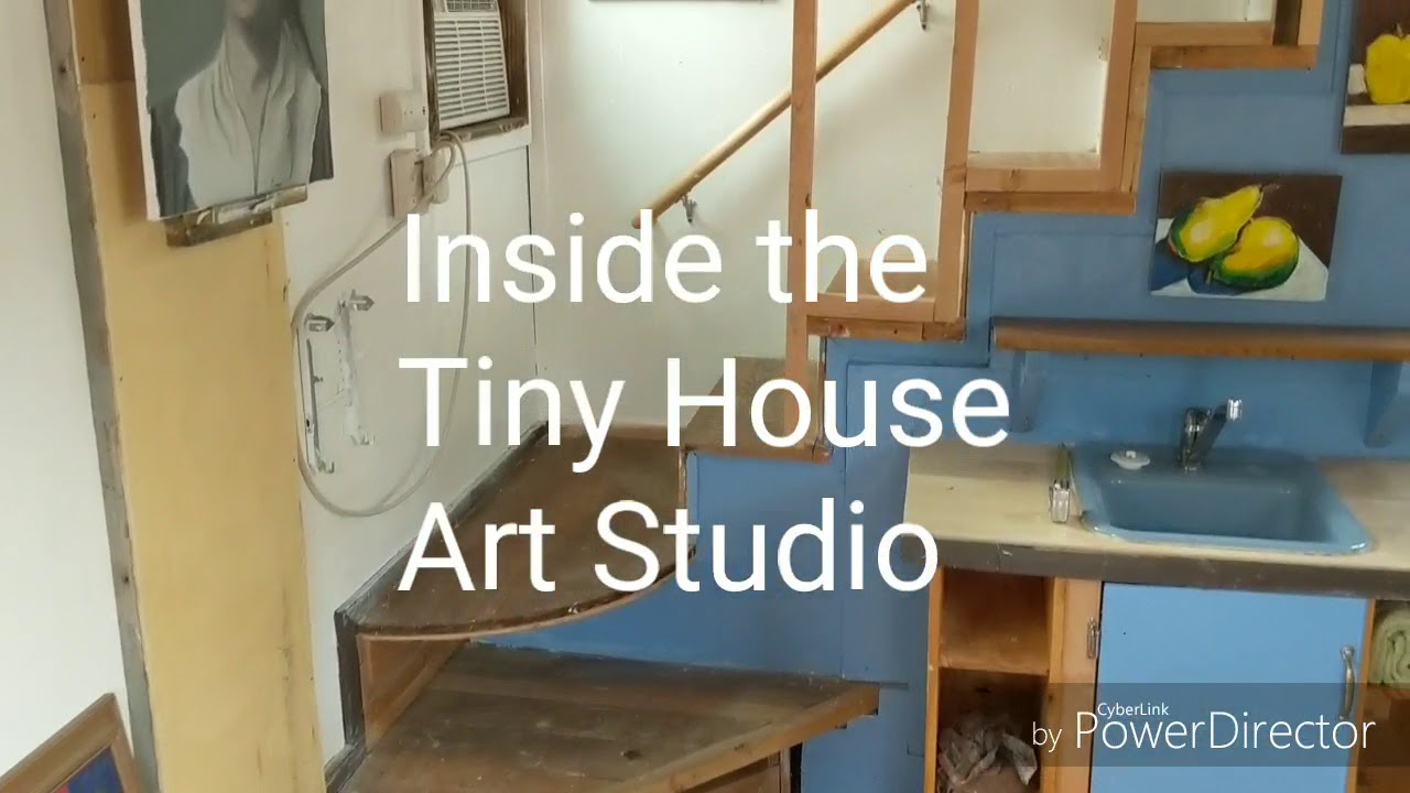 Inside the Tiny House Art Studio - YouTube