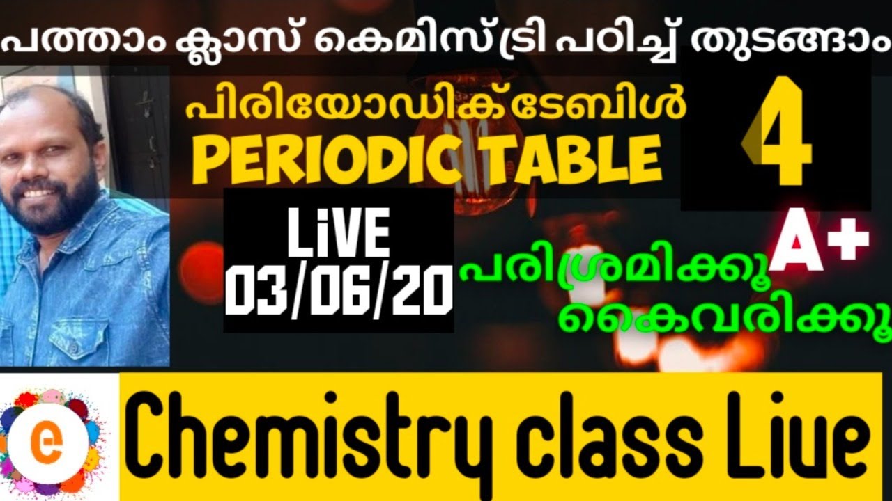 chemistry class 10| periodic table part 4 - YouTube