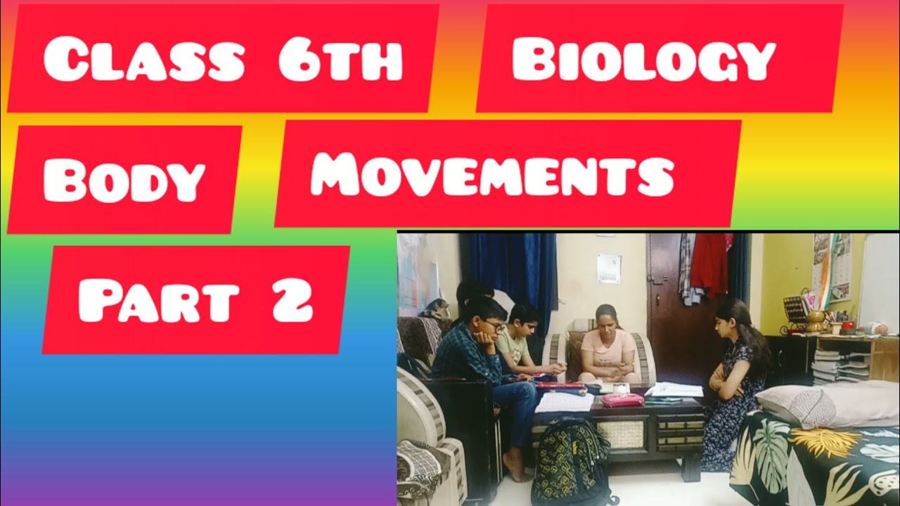 Best tution class 6th Biology ( Body movements) part 2 #study #tution #tutorial #education #vlog ...