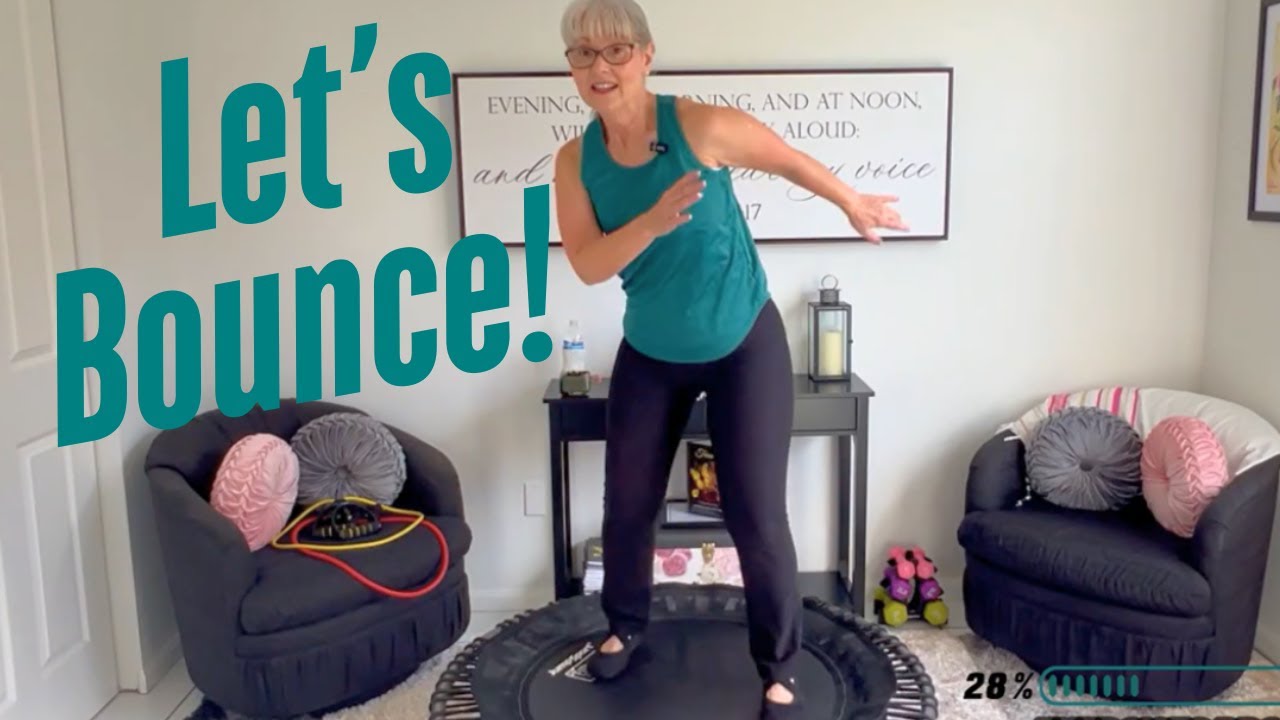 REBOUNDING is 68% more effective than running according to NASA! - YouTube