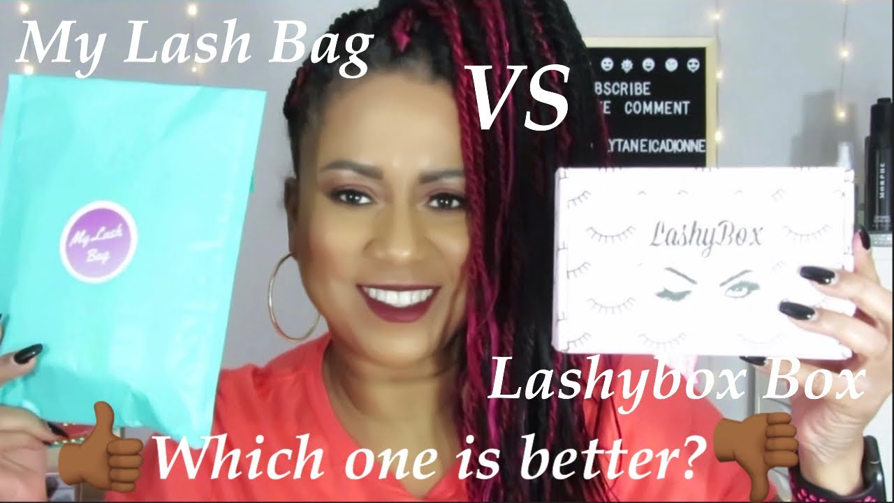 Battle of the Lash Subscriptions | Lashy Box vs My Lash Bag - YouTube