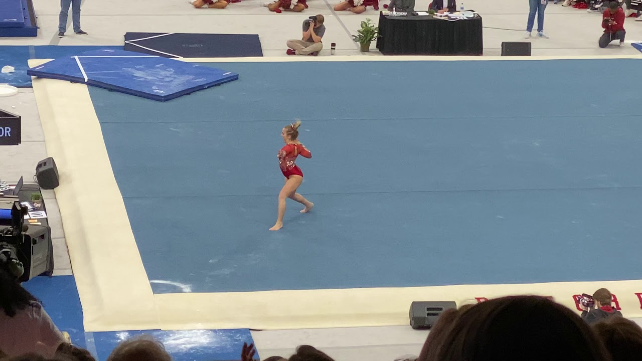Madison Hickey Floor U of A vs Denver Jan 17 2020 - YouTube