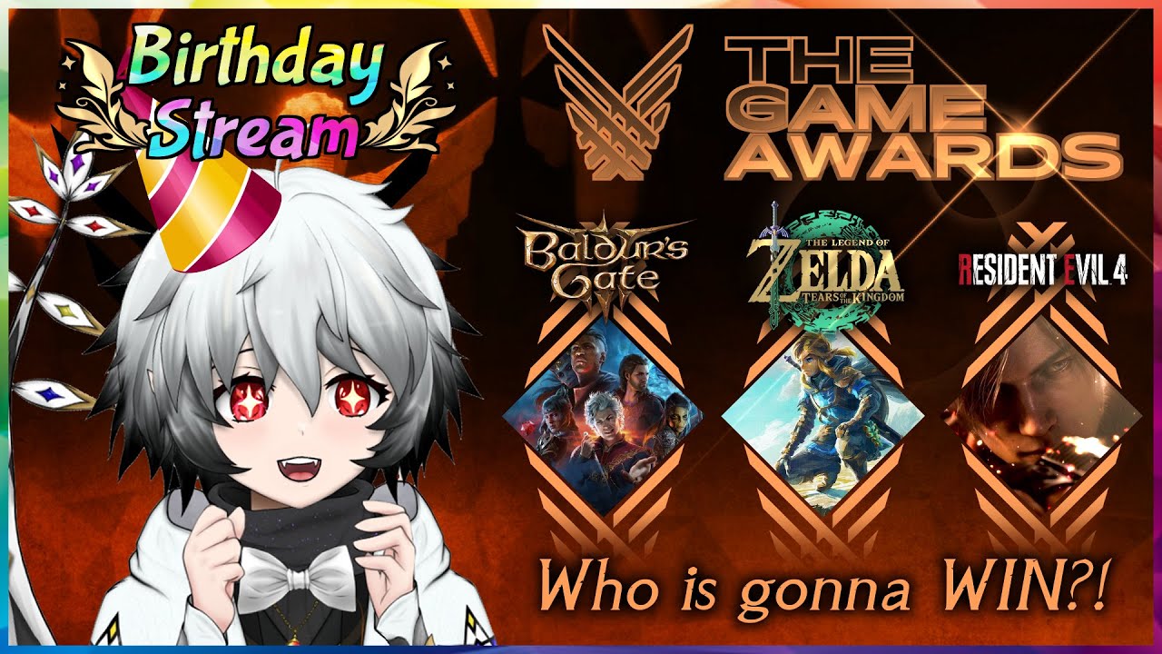 Who is gonna win on my B-Day?!🥳 | Game Awards LIVE Reaction【ENG VTUBER ...