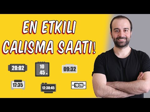 En Etkili Çalışma Saati!