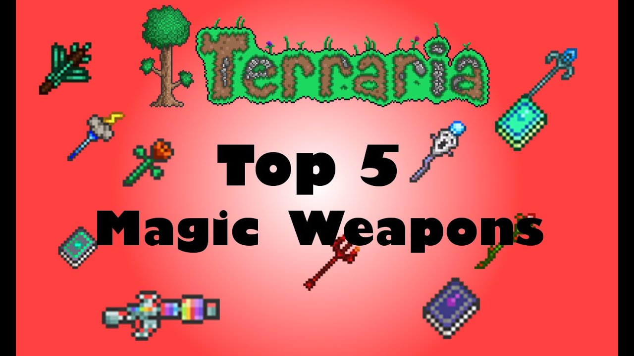 Terraria: Top 5 Magic Weapons - YouTube