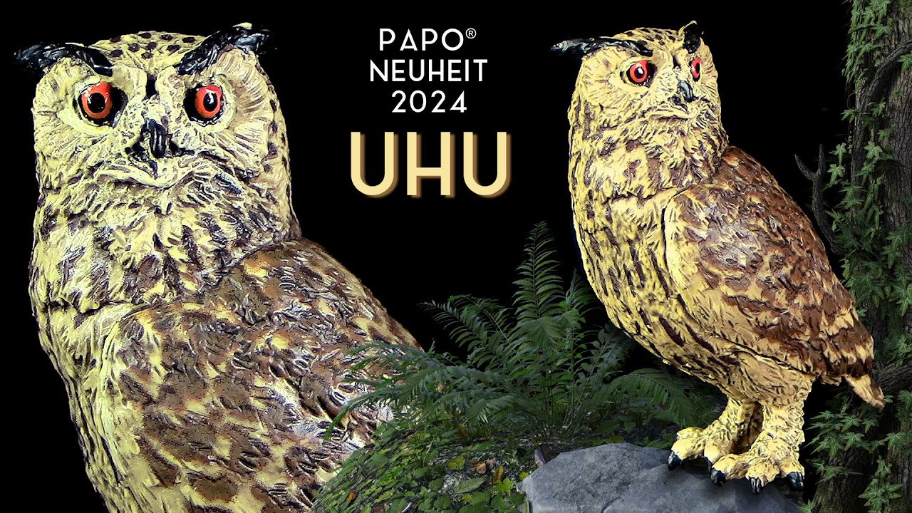 Papo ® Uhu / Eagle Owl / Great Horned Owl (Bubo bubo) 2024 - Review ...