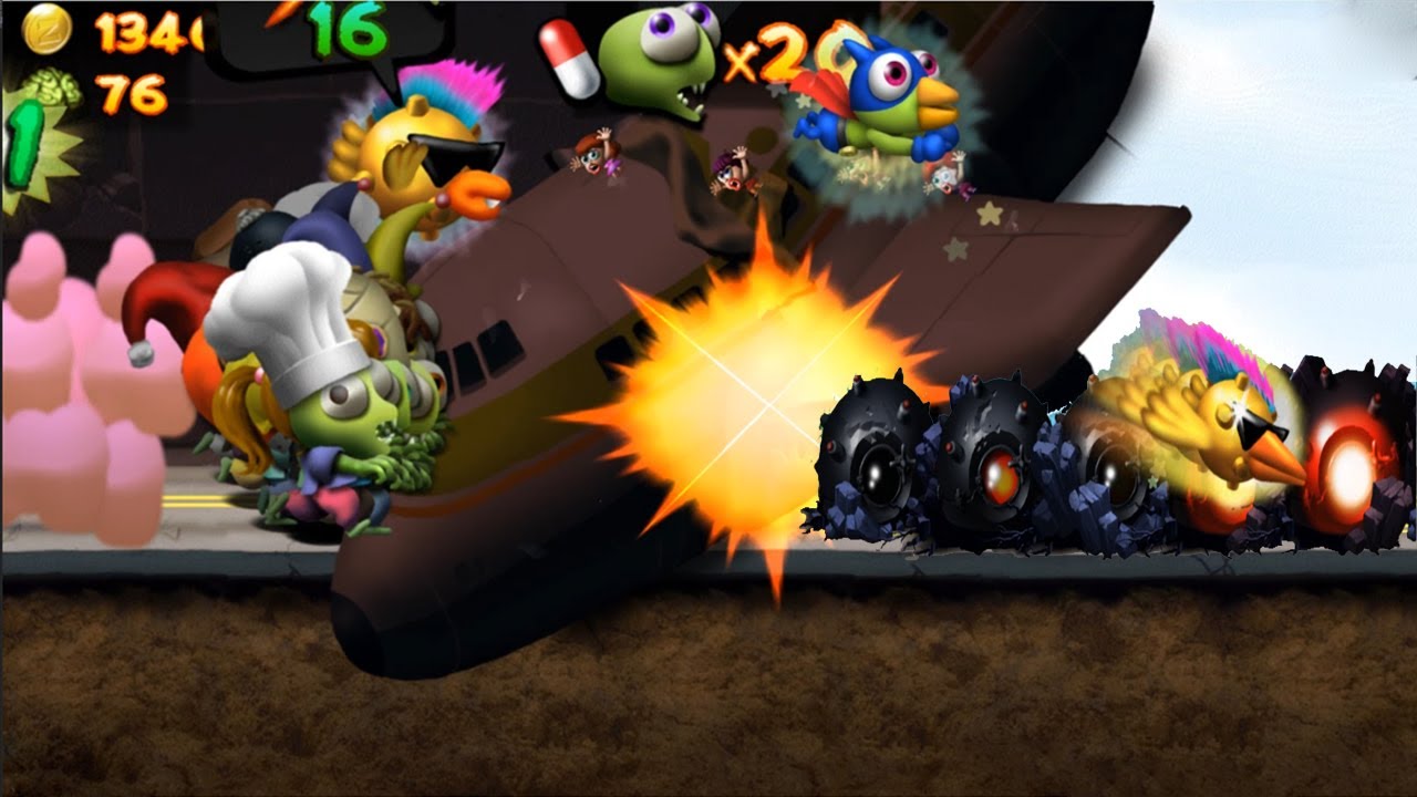 Zombie Tsunami Max level 197 - All Zombie & Stylish Zombird-bom Destroy ...