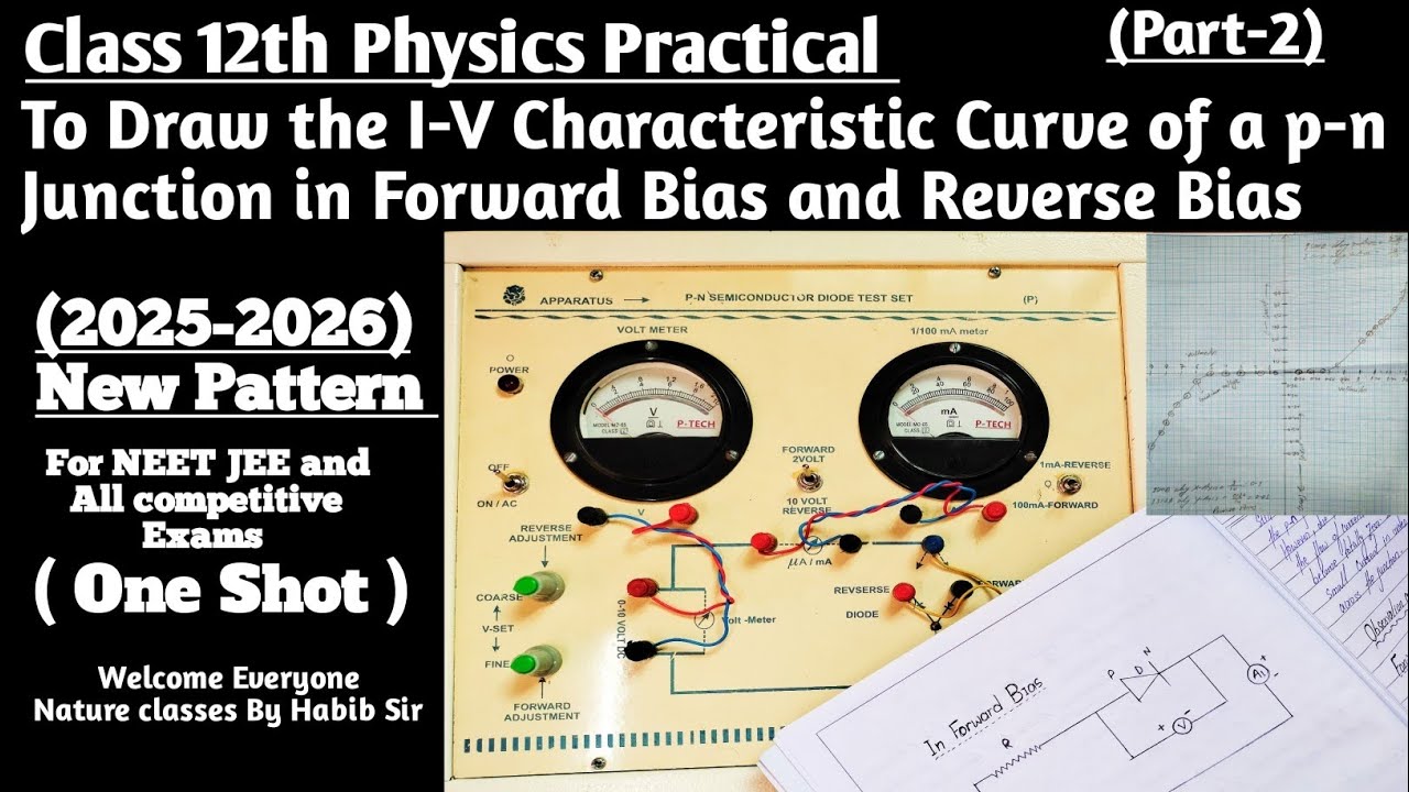 Pn Junction Diode characteristics Experiment complete with Reading ...