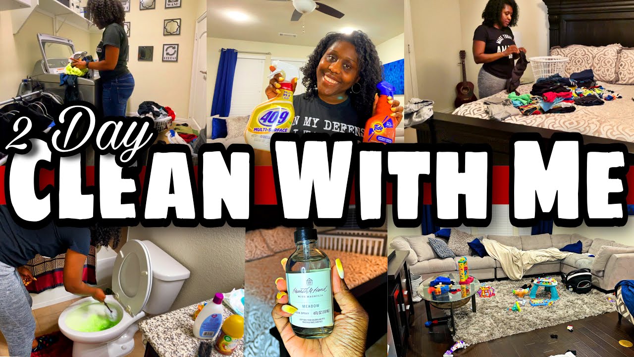 Cleaning Routine | Messy House Clean With Me | Realistic Cleaning ...