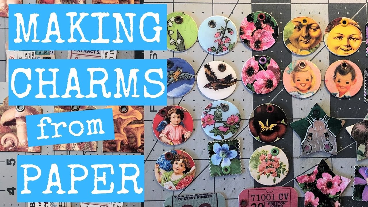 Making Charms from Paper - YouTube