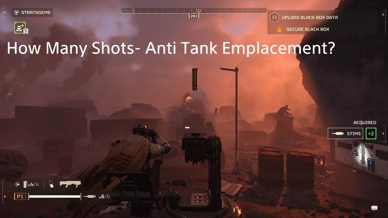 How Many Shots Does The Anti Tank Emplacement Have? 30! - HELLDIVERS 2 ...