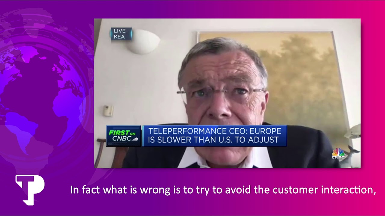 CNBC Interview with Teleperformance CEO Daniel Julien - High-Tech, High ...