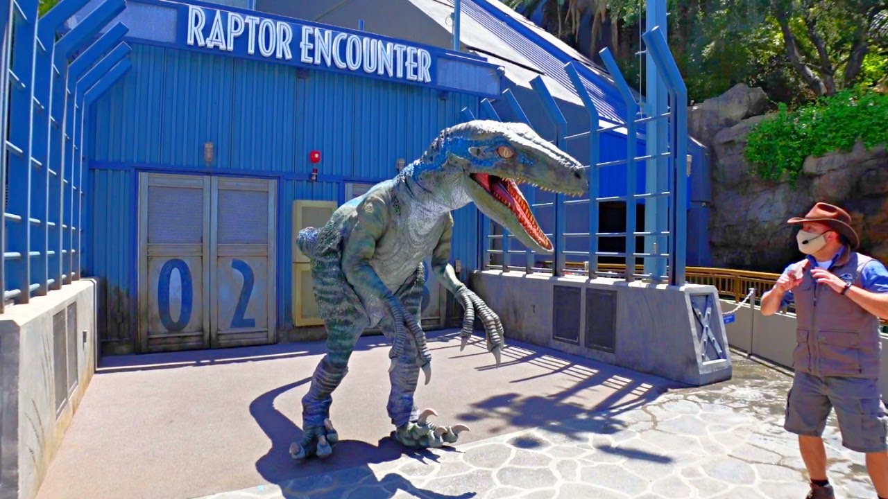[NEW 2021] RAPTOR ENCOUNTER UNIVERSAL STUDIOS HOLLYWOOD JURASSIC WORLD ...
