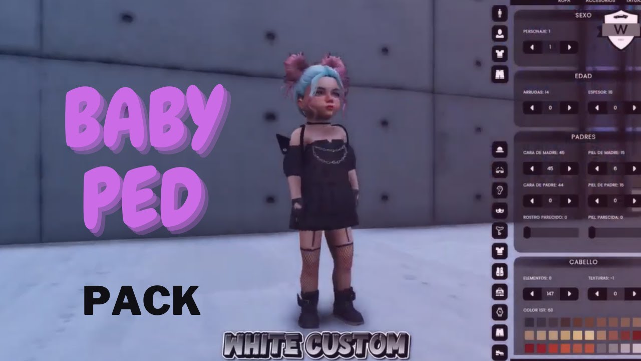 FiveM Baby Ped Pack | Custom Baby & Toddler Peds for RP Servers - YouTube