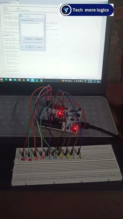 STM32 microcontroller board simple task completed #stm32 #stm32cubeide #leds #embedded c#hal # ...