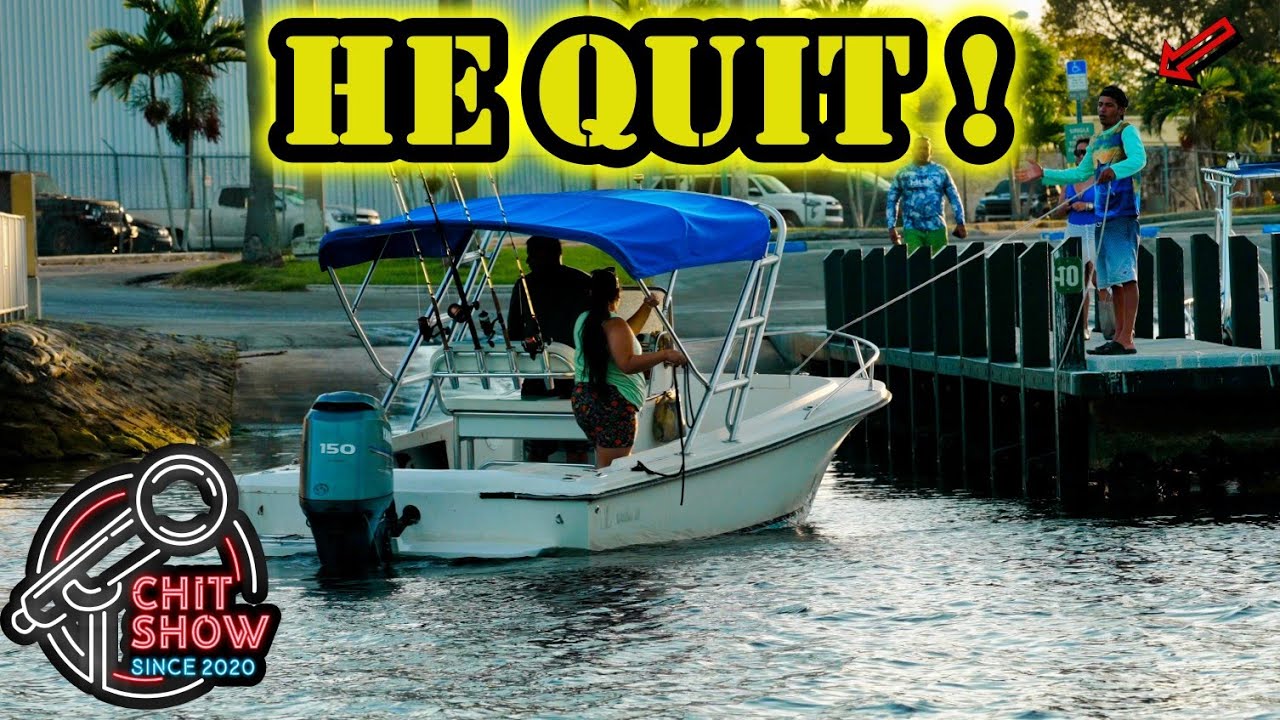 Threw the Line and Left ! Boat Ramp is a Total Mess ! (Chit Show) - YouTube