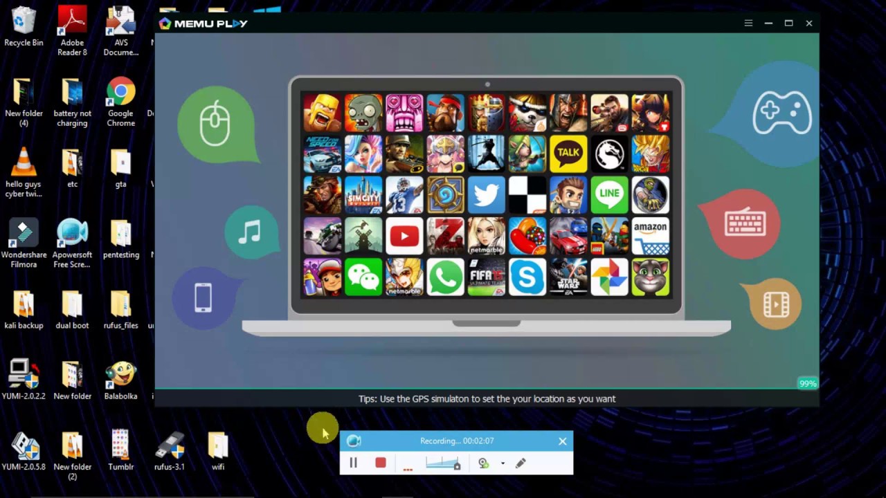 MEmu Emulator Android in windows 10 - YouTube