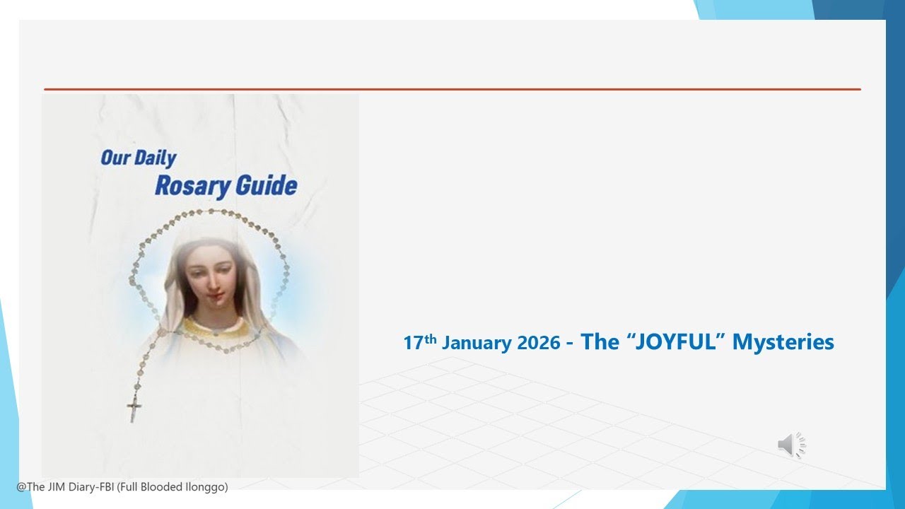 #Our Daily Rosary Guide - Saturday the "JOYFUL" Mysteries 17th January ...