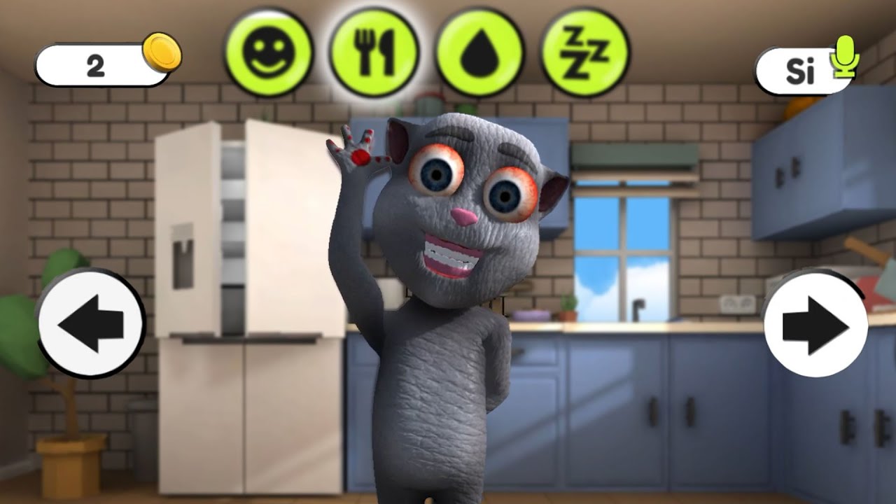 Talking Juan Cat 😨 - Cat Juan Talking Tom - YouTube