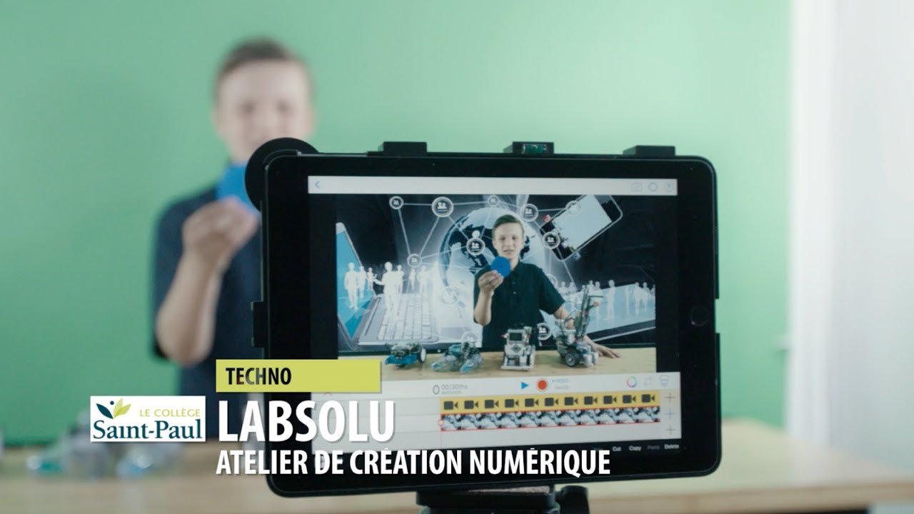 Labsolu : l'atelier de création numérique du Collège Saint-Paul - YouTube