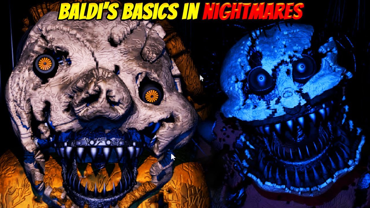 BALDIS BASICS NIGHTMARE FUEL I Baldi's Basics in Nightmares - YouTube