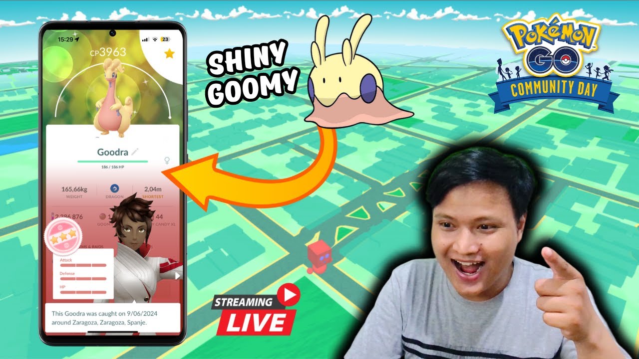 [LIVE] Pokemon Go | Community Day Goomy !! Pesta Shiny~~ - YouTube