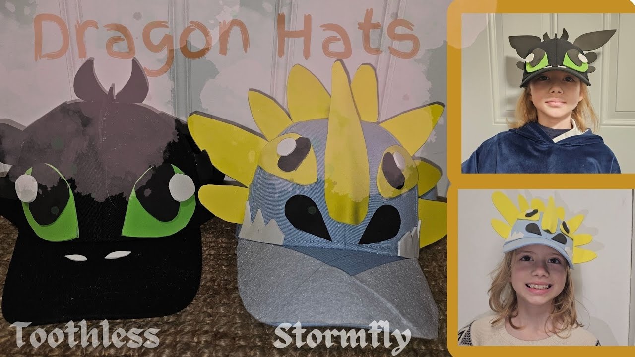 Making dragon hats. How to Train Your Dragon Toothless and Stormfly ...