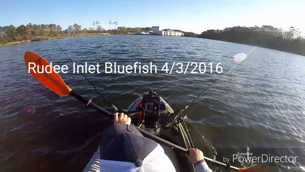 Rudee Inlet Bluefish Fishing 4/3/2016 - YouTube