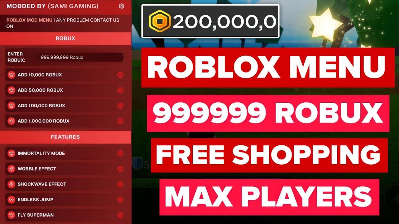 Roblox Mod Menu Apk v2.663.659 | Roblox Mod Apk Unlimited Robux ...