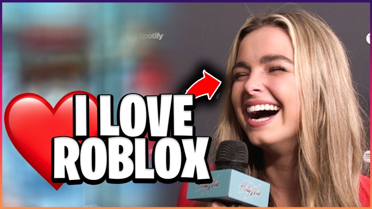 Addison Rae just said she LOVES PLAYING ROBLOX! - YouTube