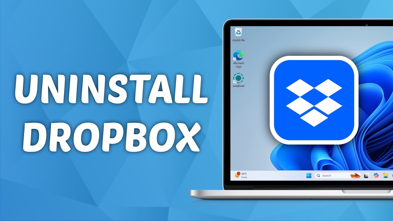 How to Uninstall Dropbox on Windows PC - YouTube