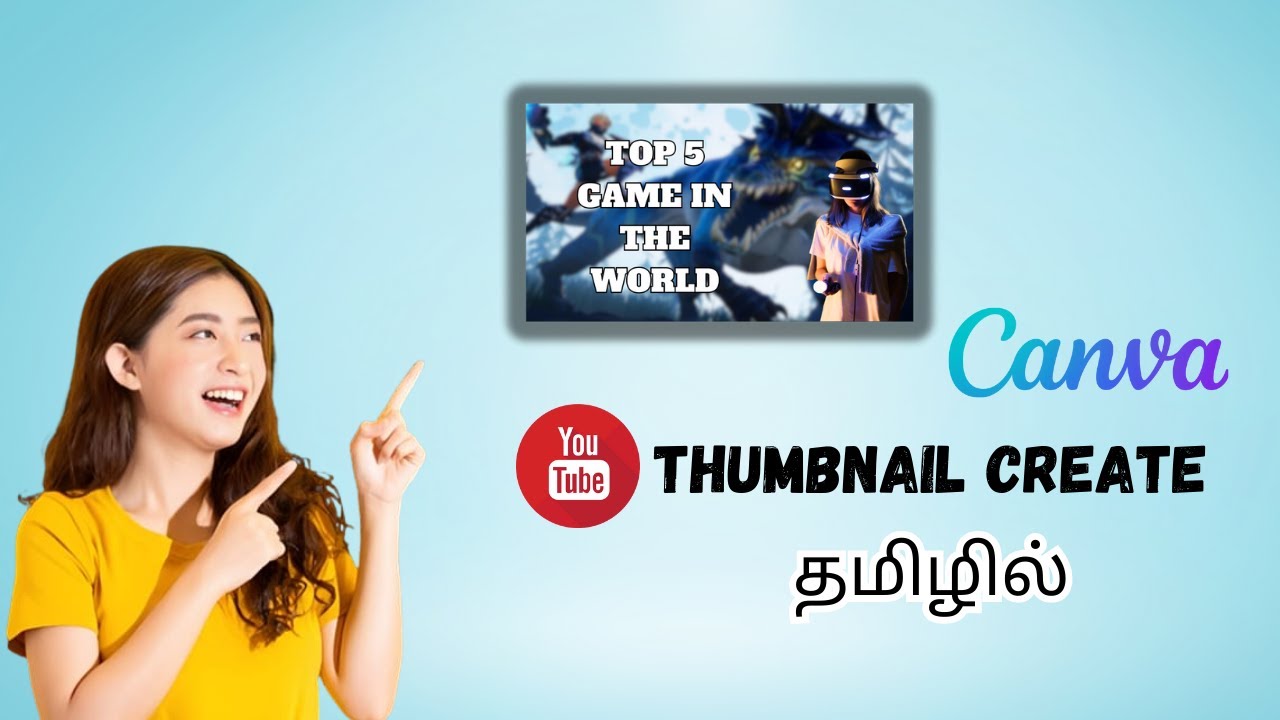 How to Make a Thumbnail for Youtube Video Just 5 Minutes in Tamil - YouTube