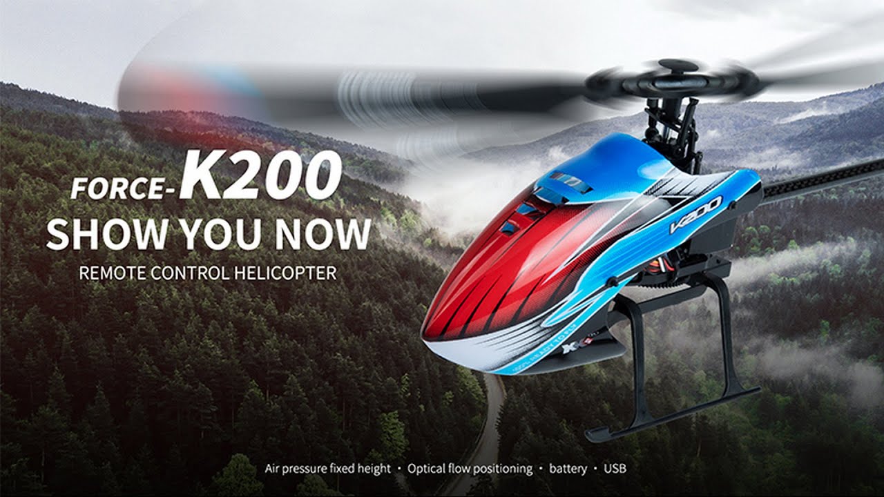 New RC Helicopter Model / Helicopter with remote control / WLtoys XK ...