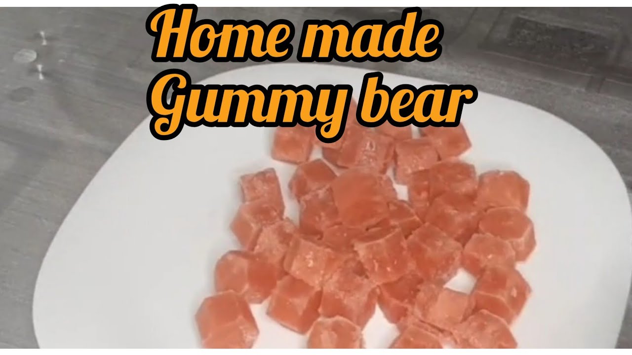 How To Make Homemade Gummy Bears Using fruit Of Your Choice - YouTube