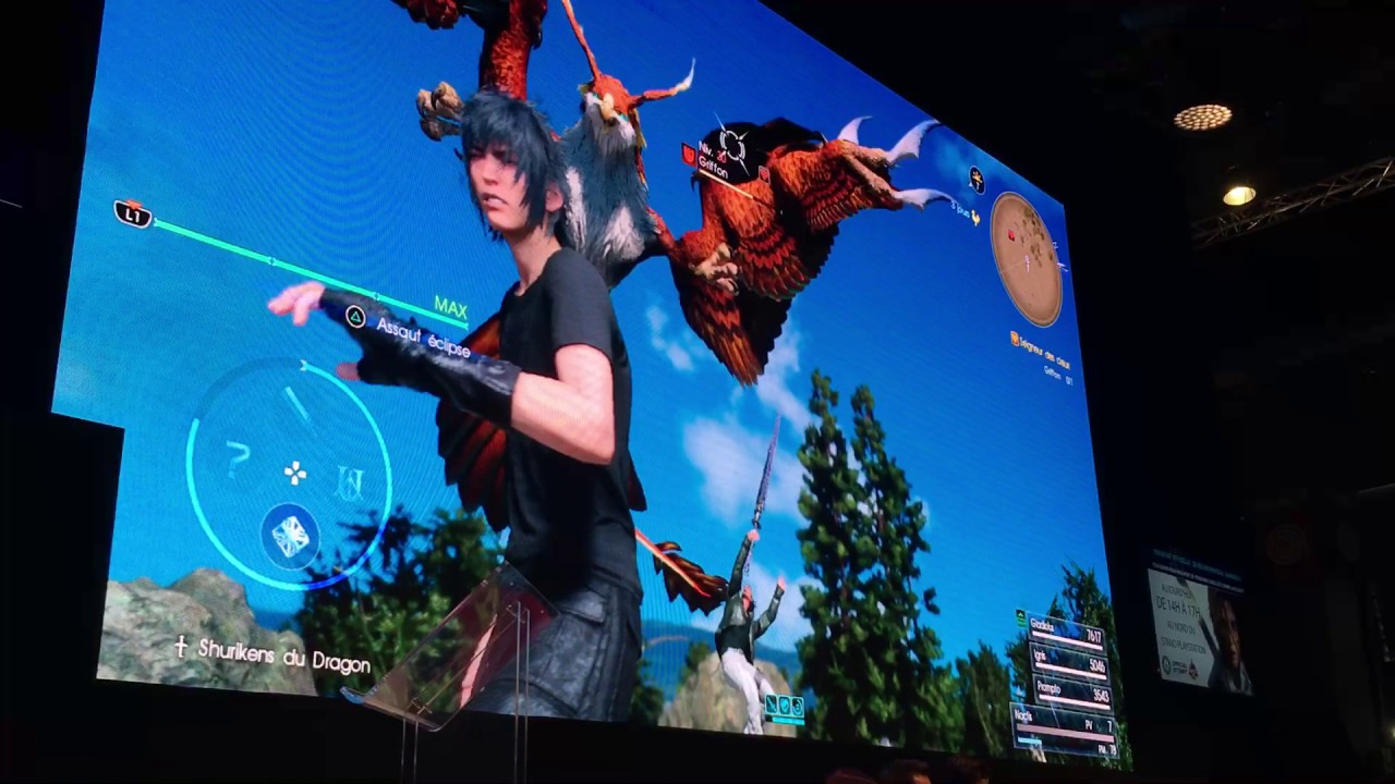 Final Fantasy XV gameplay (3/4) - Paris Games Week 2016 - YouTube