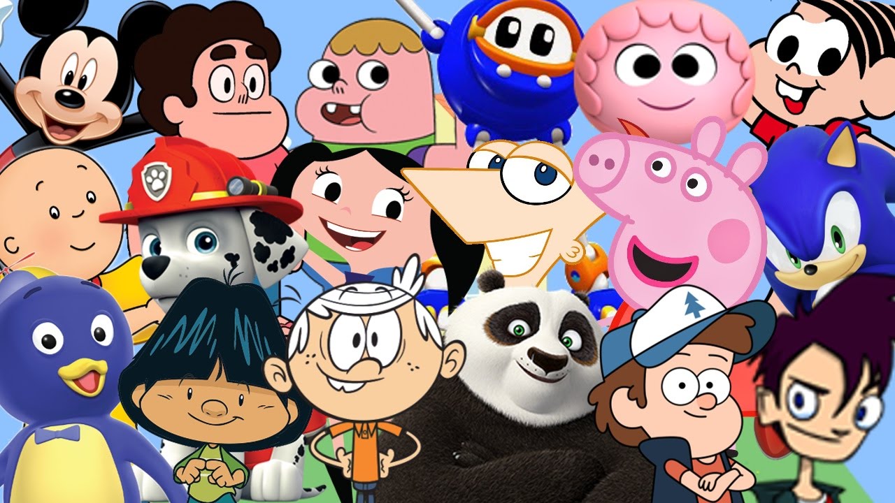 peppa pig o show da luna os backyardigans meu amigãozão mickey patrulha ...