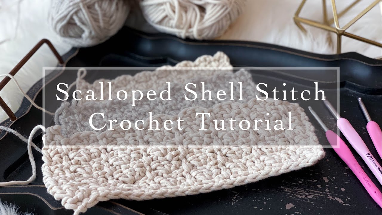 Scalloped Shell Crochet Stitch Tutorial - YouTube