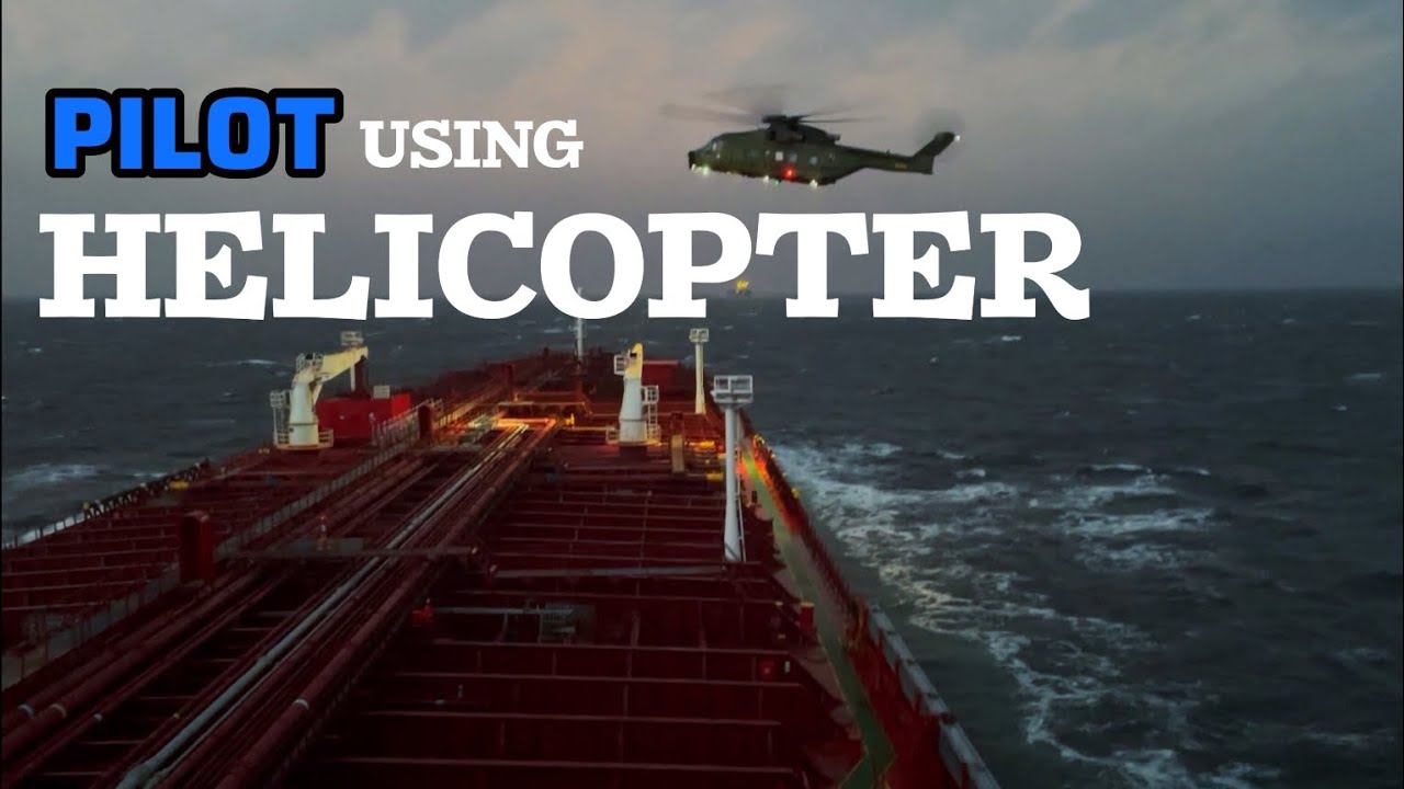 Pilot operation using helicopter - YouTube