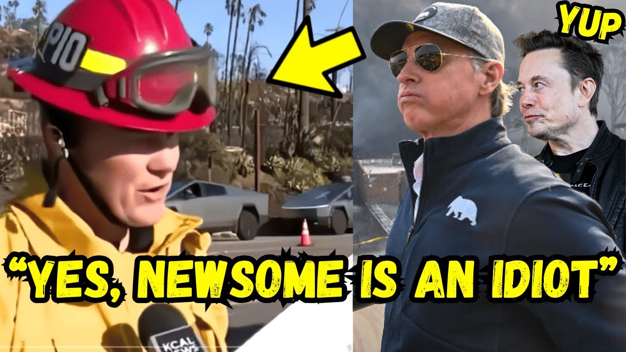 FIRE Chief MAD after Gavin Newsome let California Burn to the Ground ...