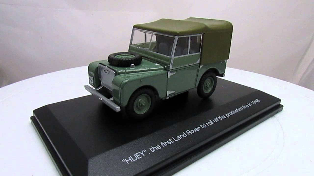 LAND ROVER SERIES 1 80" (HUE 166) 1:43 SCALE DIECAST MODEL 60th ...