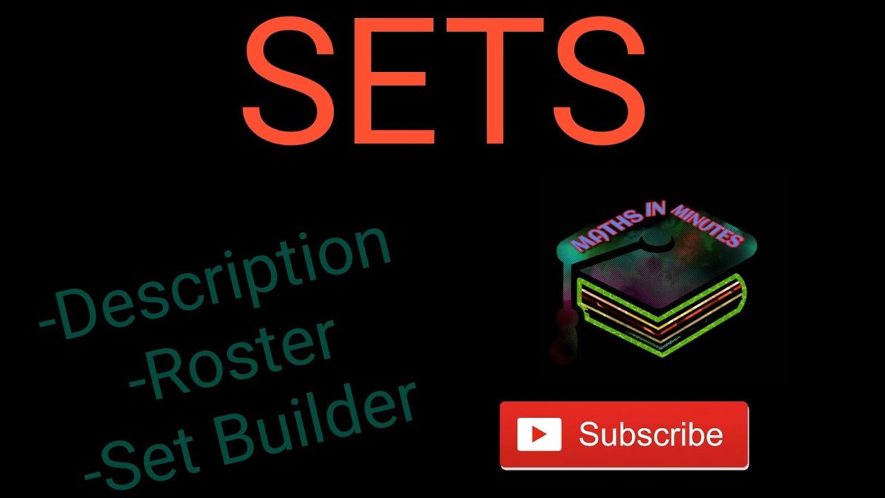 Sets, Roster form, Set builder form - YouTube